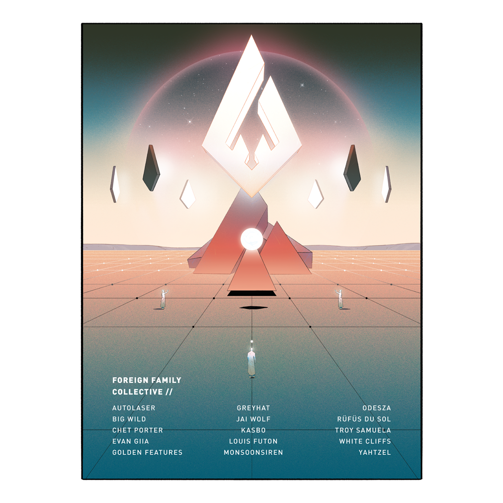 FFC 3 Year Anniversary Poster - Foreign Family Collective